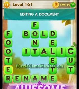 Word Free Time Level 161 162 163 164 165 Answers » Puzzle Game Master